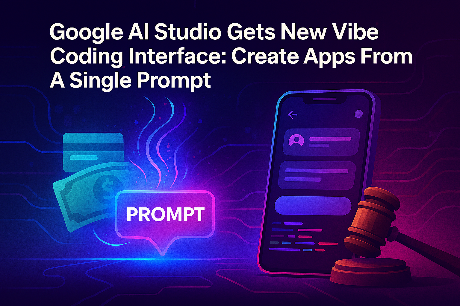Google AI Studio Gets New Vibe Coding Interface: Create Apps From A ...