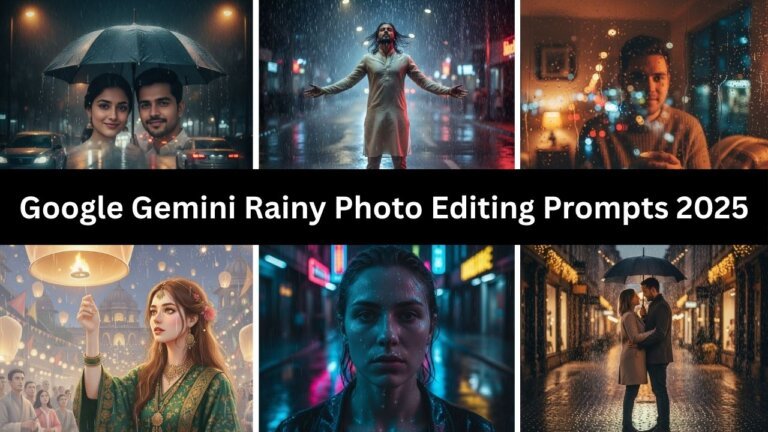 Google Gemini Rainy Photo Editing Prompts 2025 | Gemini Prompts